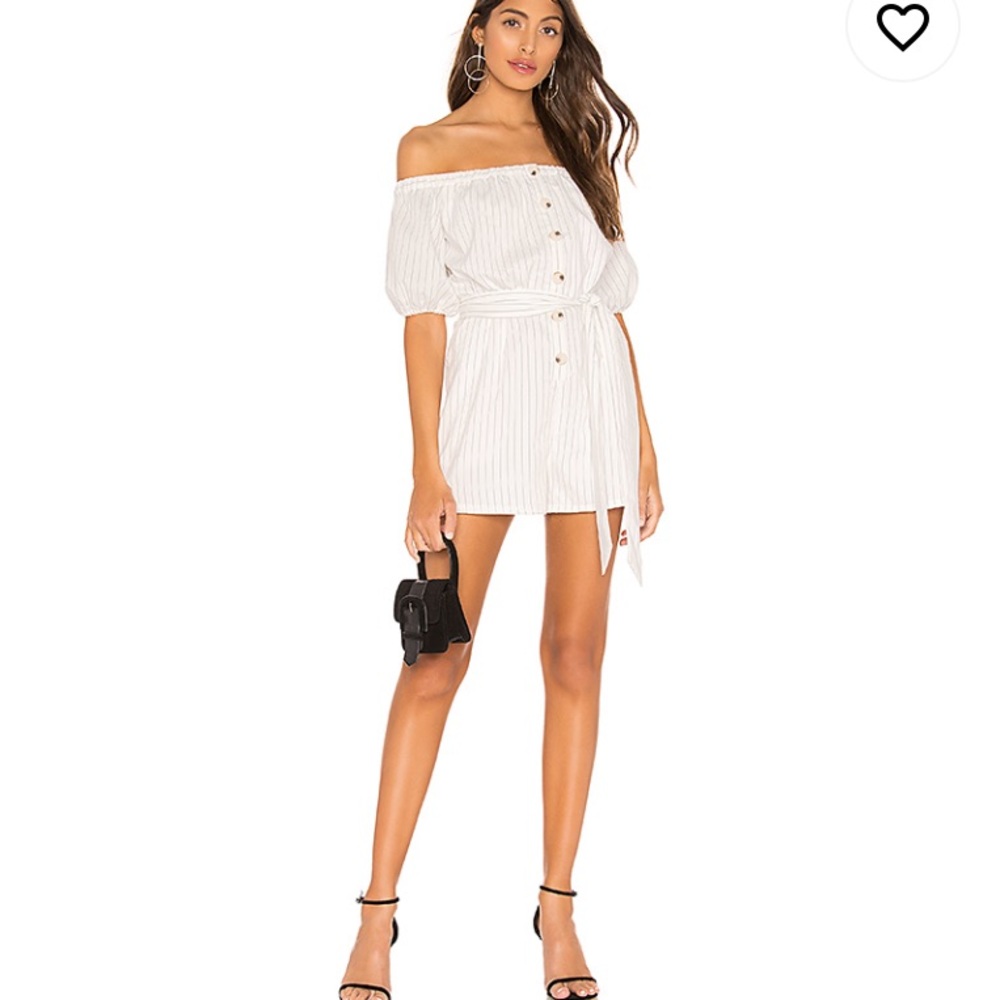 Revolve L'academie Eden Romper In White Stripe - Gem